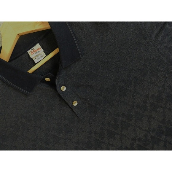 Disney | Shirts | Vintage Disney Polo Shirt Mens Xl Navy Mickey Mouse ...